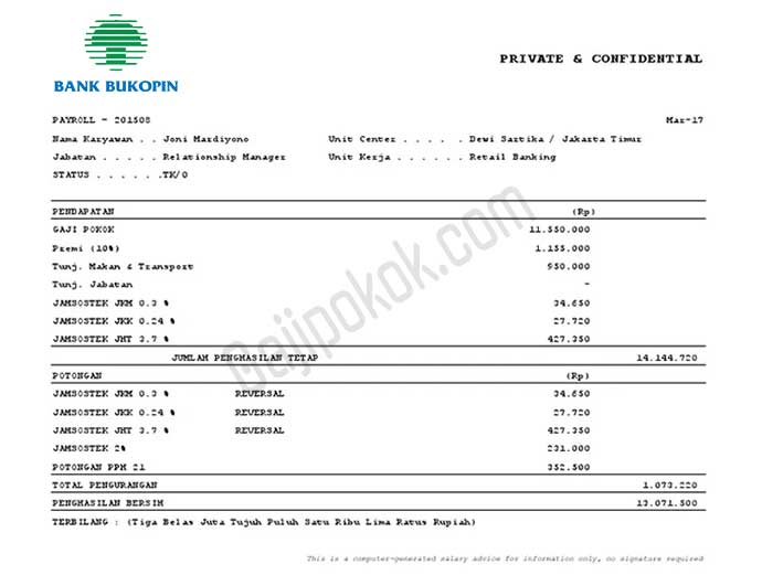 √ 100+ Gaji Pegawai Bank Bukopin Semua Jabatan [2025]
